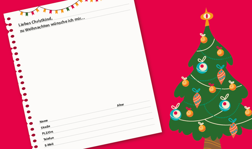 Brief ans Christkind - Wünsche werden wahr im MAX.CENTER