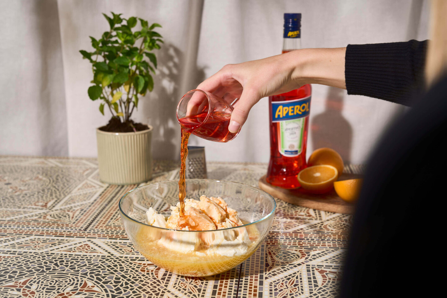 Aperol Spritz Ice Cream