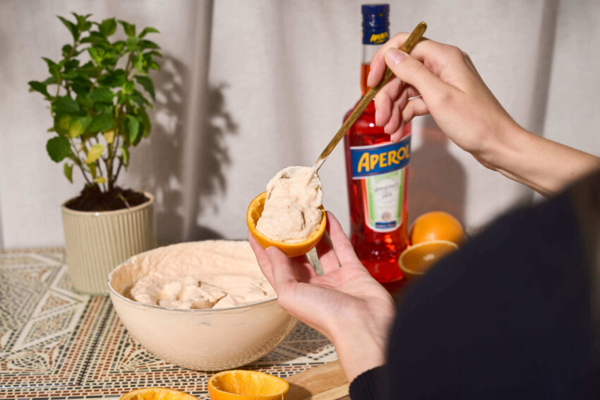 Aperol Spritz Ice Cream