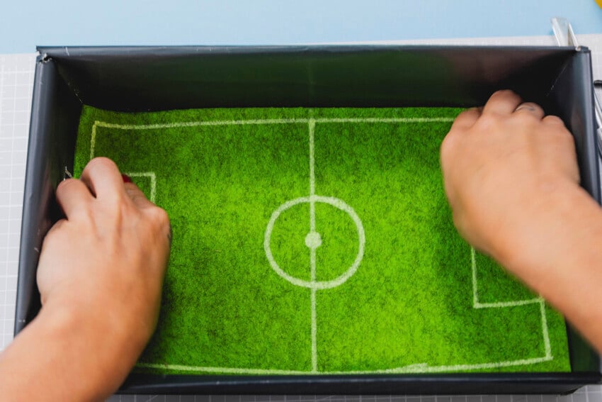 Fussballstadion Basteln Anleitung